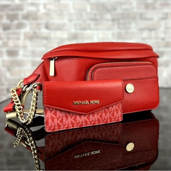 Michael Kors | Bags | Michael Kors Maisie Leather Large Waistpack ...